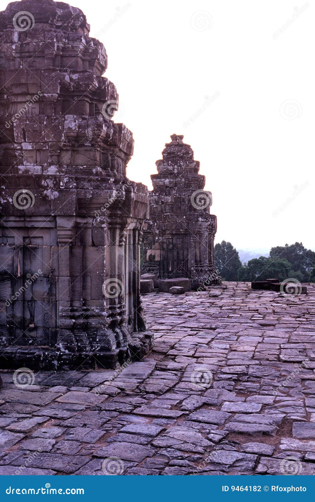 Temp- Angkor Wat De Phnom Bakheng, Came Foto de Stock - Imagem de ...