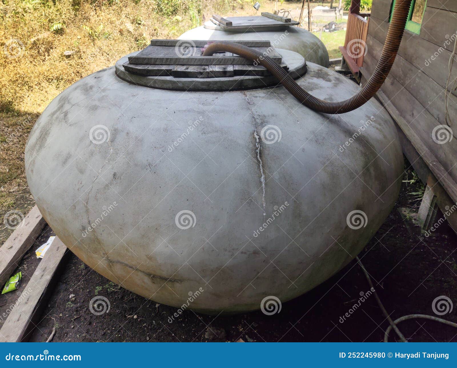Tempayan for Rain Water from the Sky Stock Photo - Image of tempayan ...