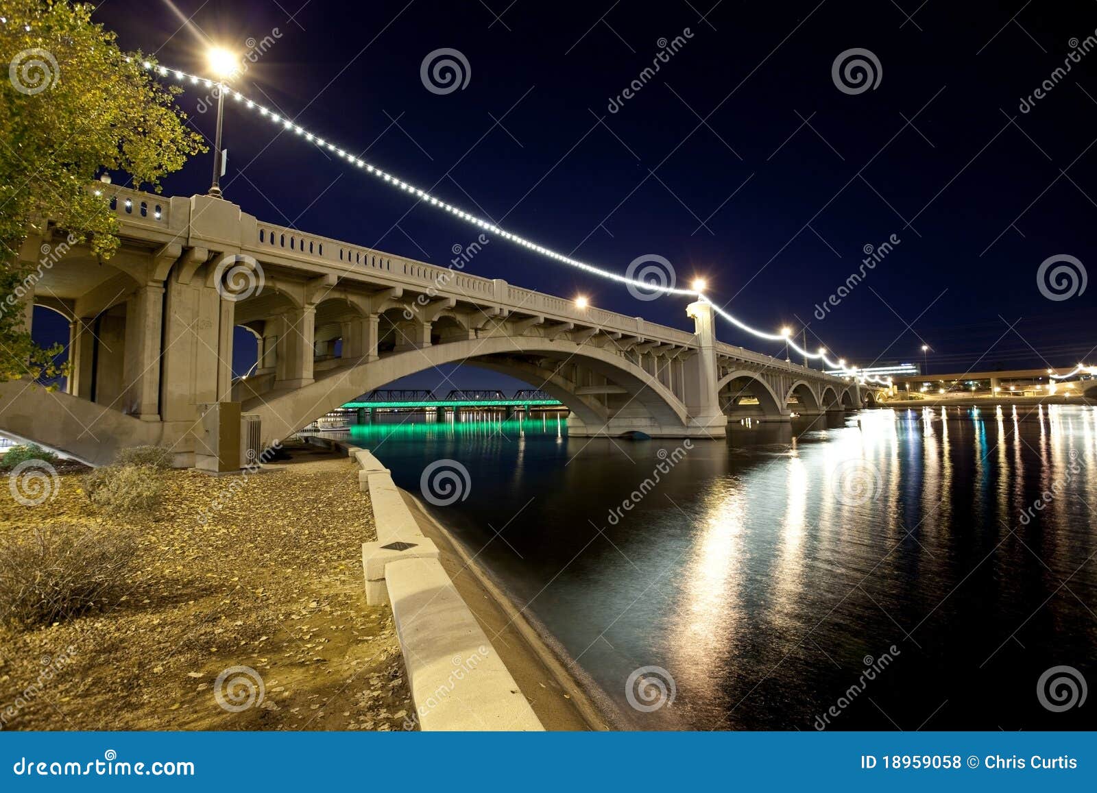 Tempe Arizona Bridge stock photo. Image of scottsdale - 18959058