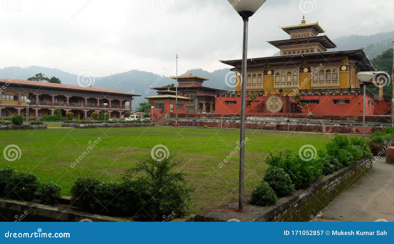 Tempel of Bhutan stock image. Image of beutifull, clean - 171052857