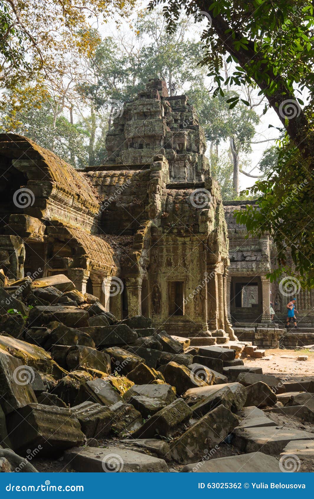 Tempel Ta-Prohm redaktionelles stockfotografie. Bild von architektur ...