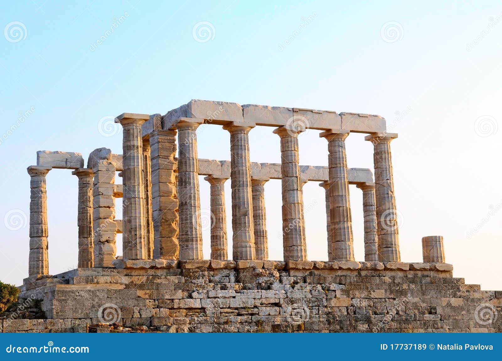 Tempel van Apollo stock afbeelding. Image of apollo, architectuur ...