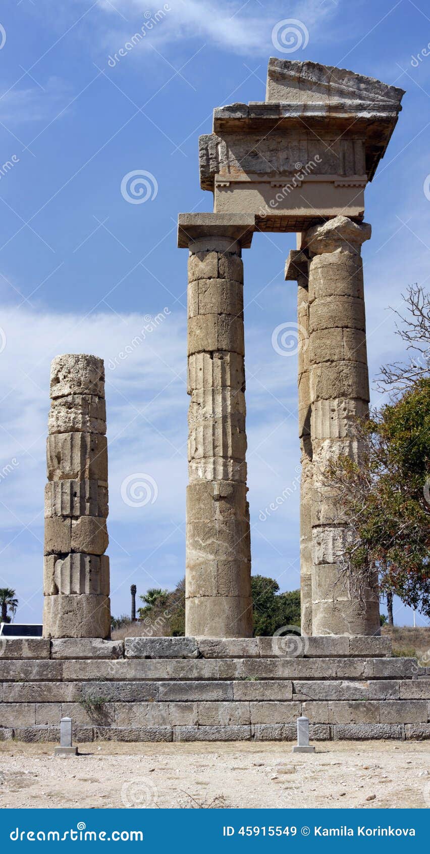 Tempel 2 van Apollo stock afbeelding. Image of toerist - 45915549