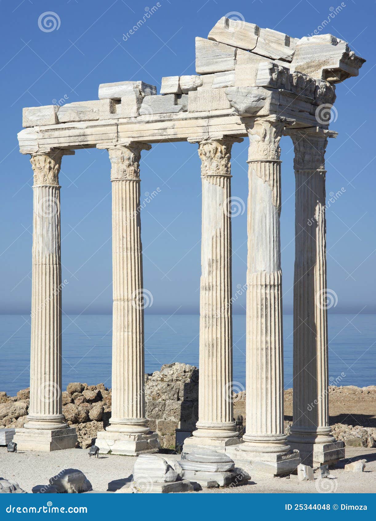 Tempel Van Apollo - Kant, Antalia Stock Foto - Image of cleopatra ...