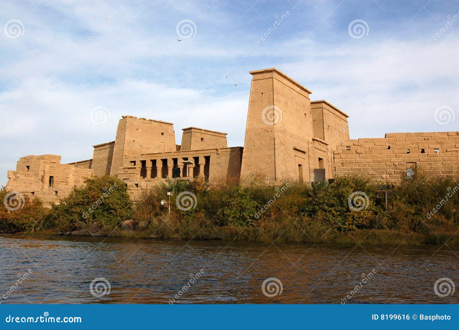 Tempel van ISIS, Philae stock foto. Image of plaats, nijl - 8199616