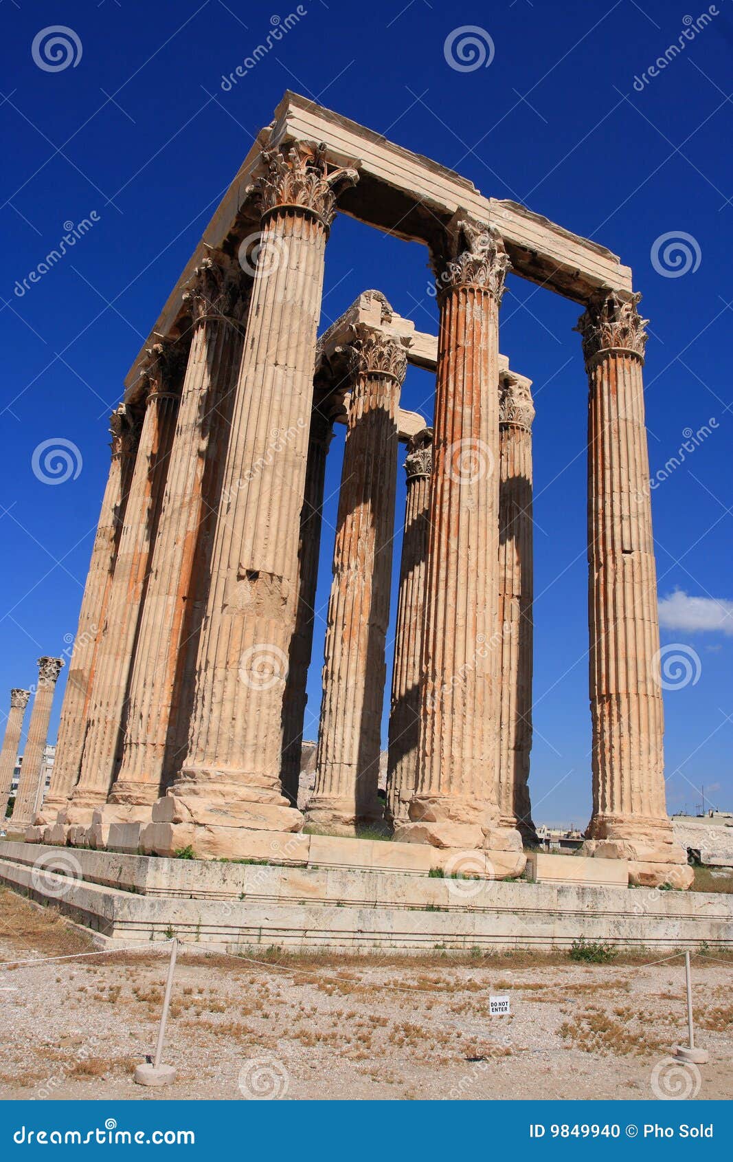 Tempel Van Olympian Zeus/Agrigento Stock Foto - Image of kolossaal ...