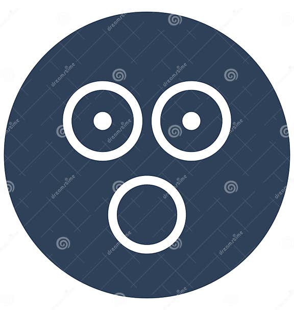 Temper, Amazed Vector Isolated Icon Which Can Easily Modify or Edit ...