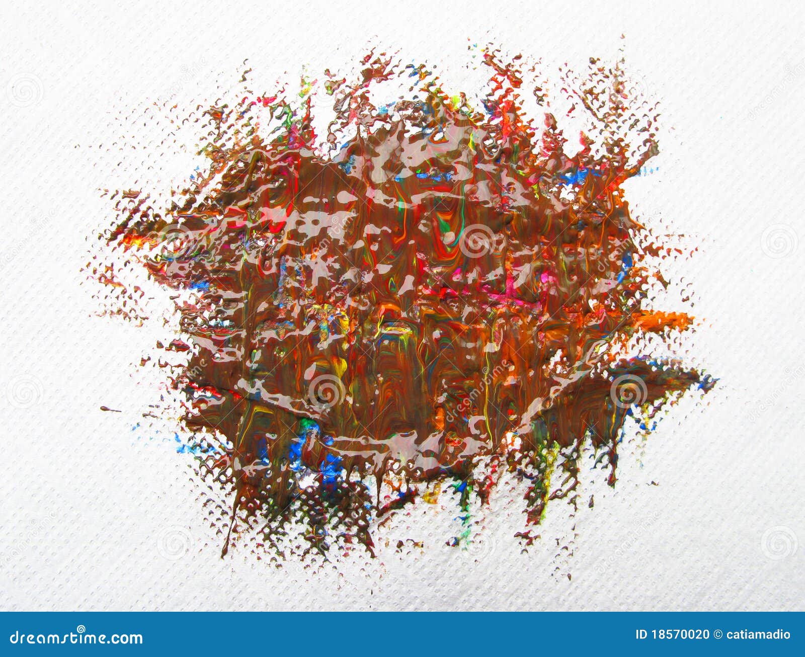 Tempera paints stock photo. Image of orange, colorful - 18570020