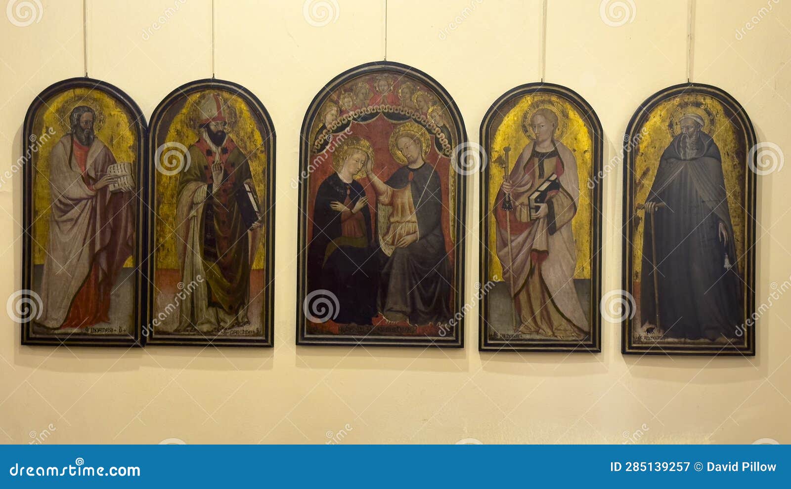 Tempera on Panel Polyptych by Giovanni Scannelli in the Museum of the ...