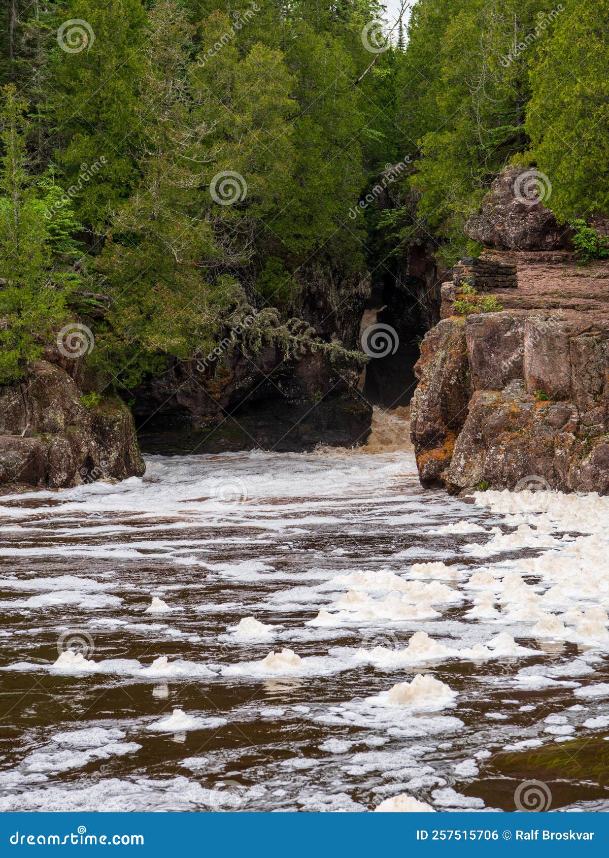 Temperance River State Park Stock Photo - Image of falls, waterfall ...