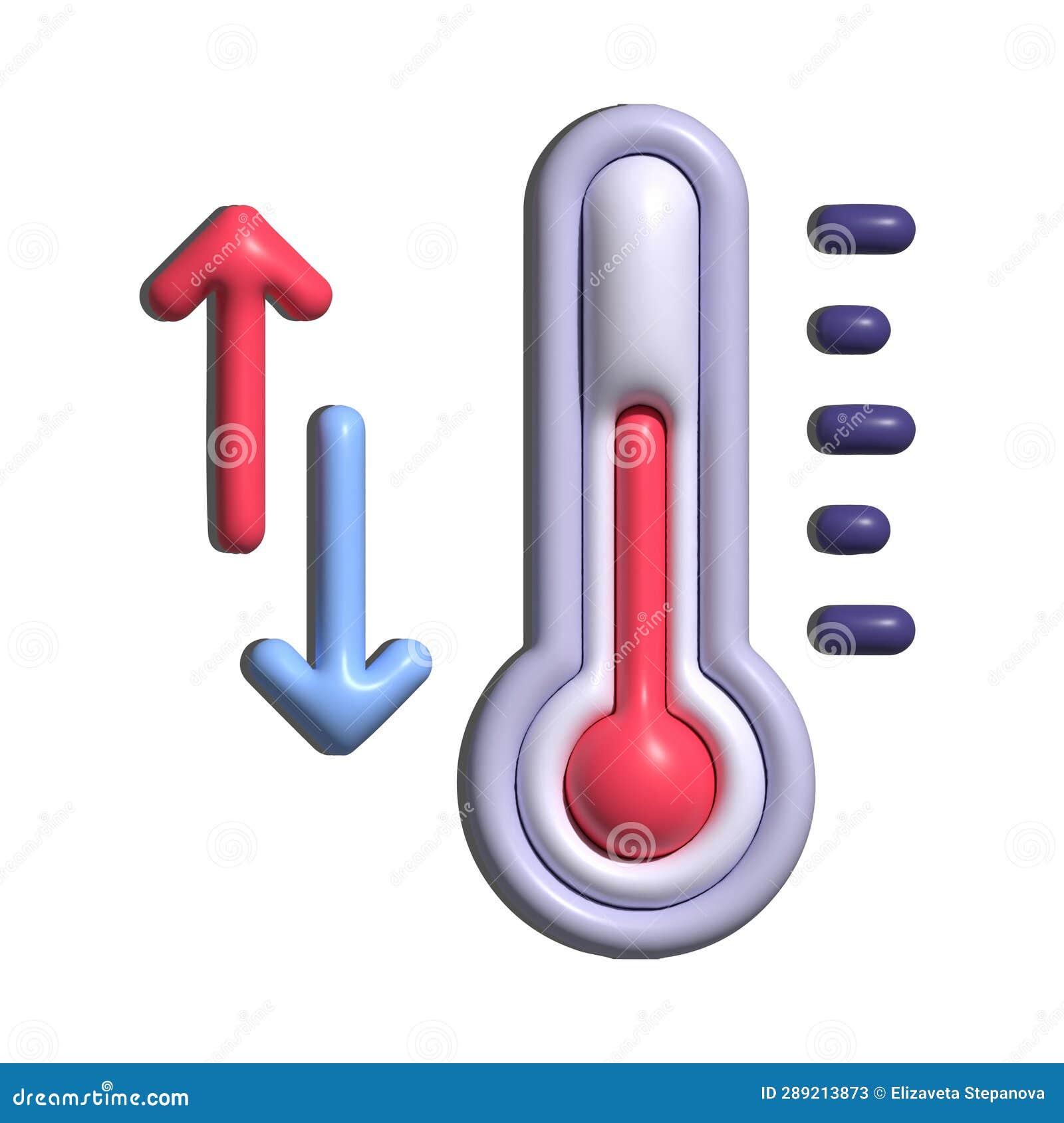 Temperature stock vector. Illustration of lighting, diagram - 289213873