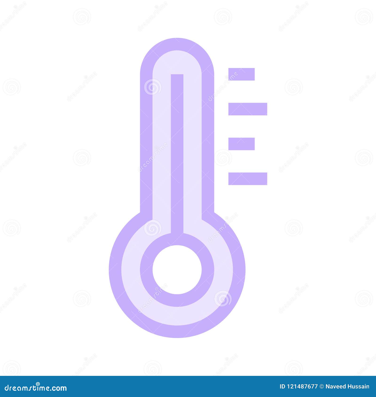 Temperature Color Line Icon Stock Illustration - Illustration of ...