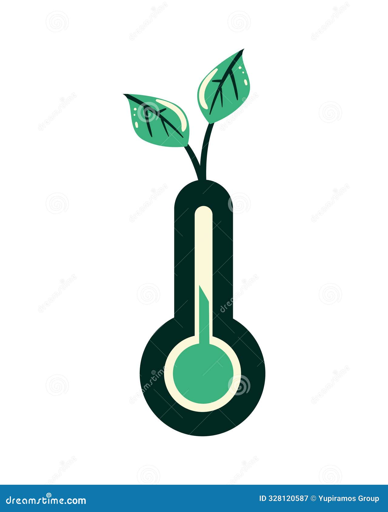 Temperature Control for Agriculture Stock Illustration - Illustration ...