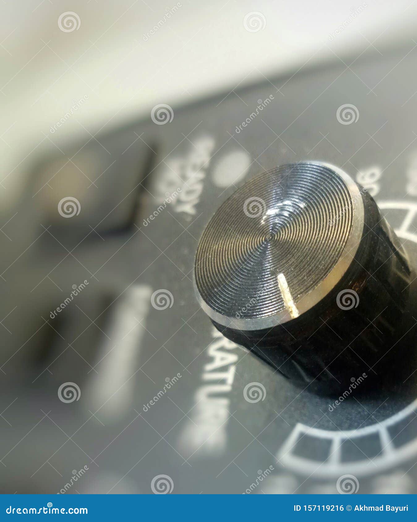 Temperature Control Handle on the Lamination Machine Stock Photo ...