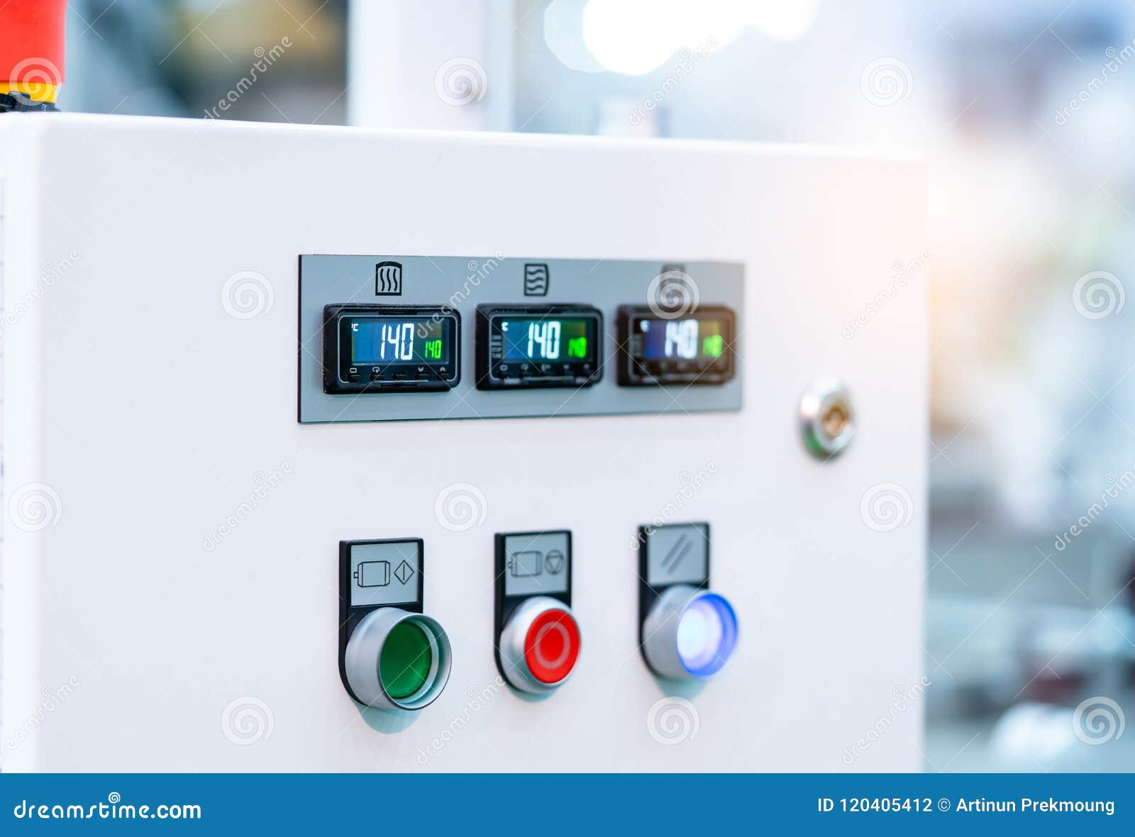 Temperature Control Panel Cabinet Contain Digital Screen Display for ...