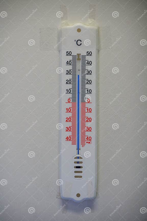 The Temperature of 30 Degrees Celsius Can Be Read on a Thermometer on ...