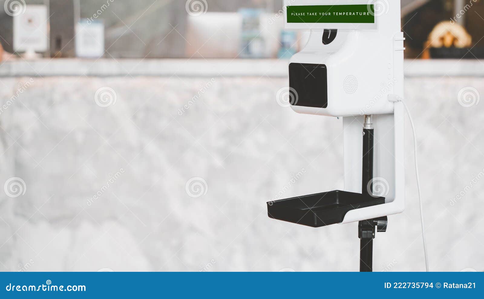 Temperature Digital Scan Machine With Please Take Your Temperature Word ...