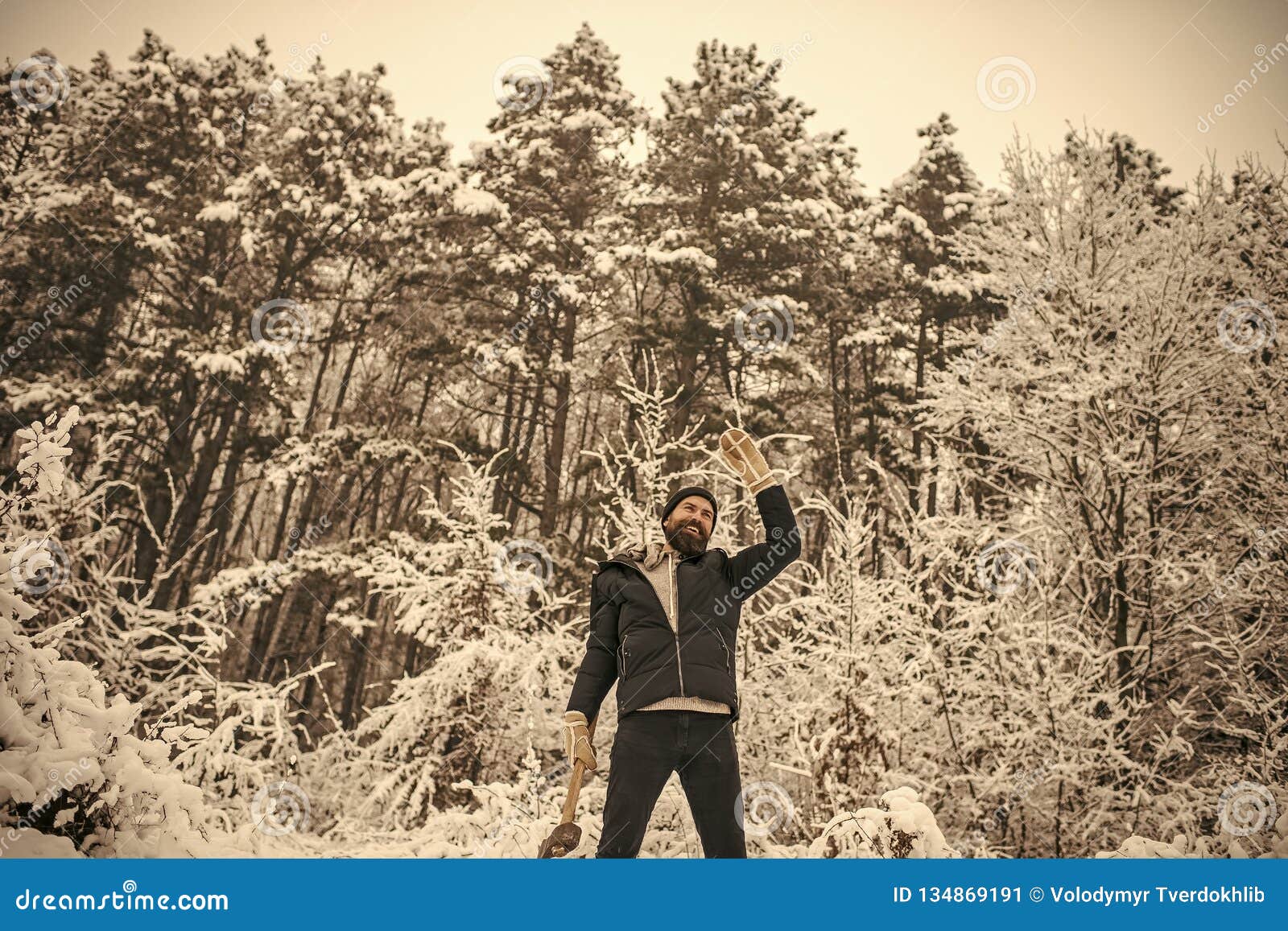 Temperature, Freezing, Cold Snap, Snowfall. Stock Image - Image of snow ...