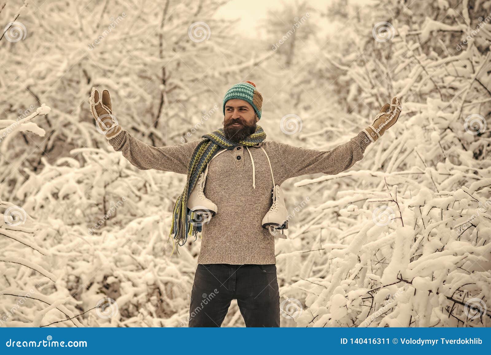 Temperature, Freezing, Cold Snap, Snowfall. Stock Image - Image of ...