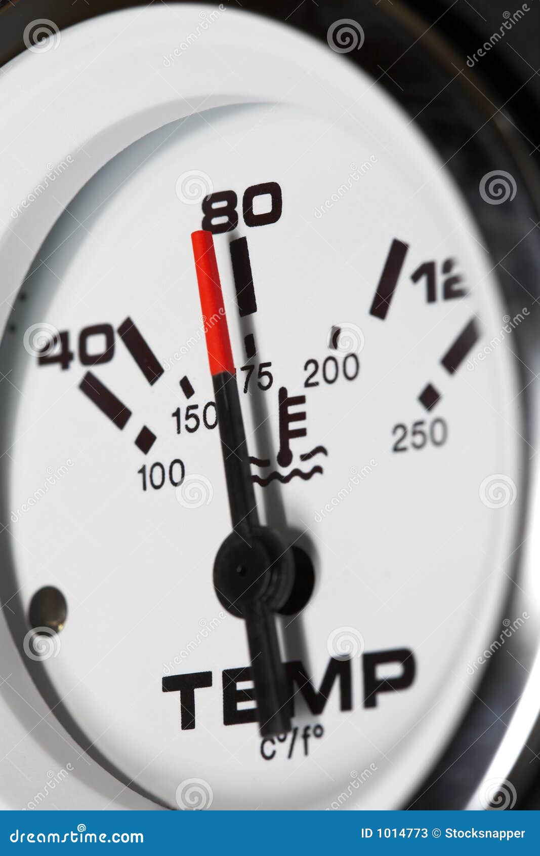 Old Temperature Gauge Royalty-Free Stock Photography | CartoonDealer ...