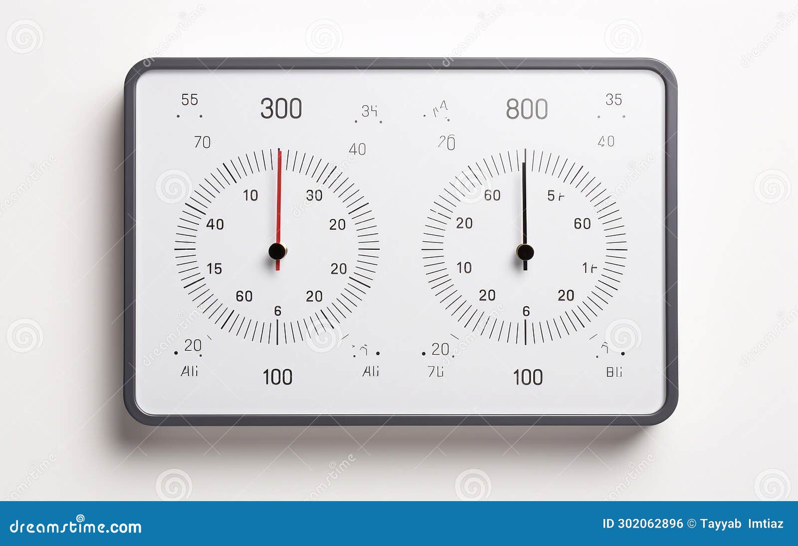 Temperature and Humidity Clock Isolated on Transparent Background ...