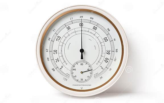 Temperature and Humidity Clock Isolated on Transparent Background ...