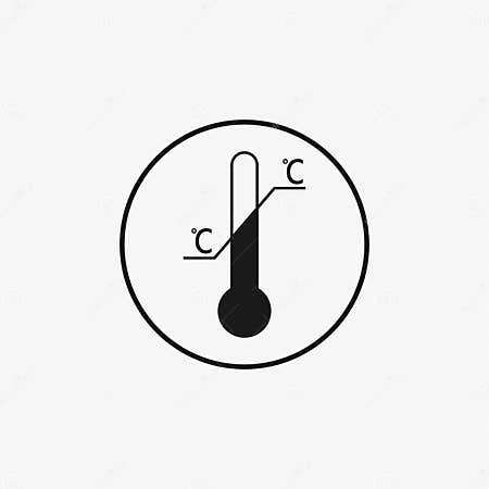 Temperature Limitation Symbol. Vector Illustration, Flat Design. Stock ...