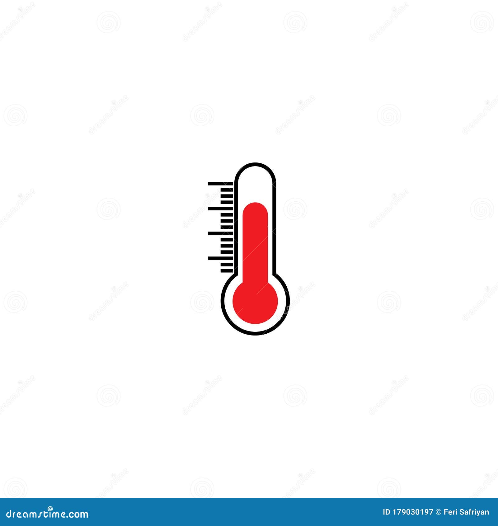 Temperature logo template stock vector. Illustration of gray - 179030197