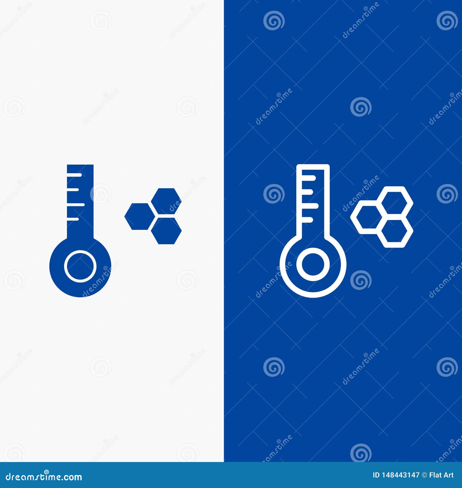 Temperature, Temperature Meter, Thermometer Line and Glyph Solid Icon ...