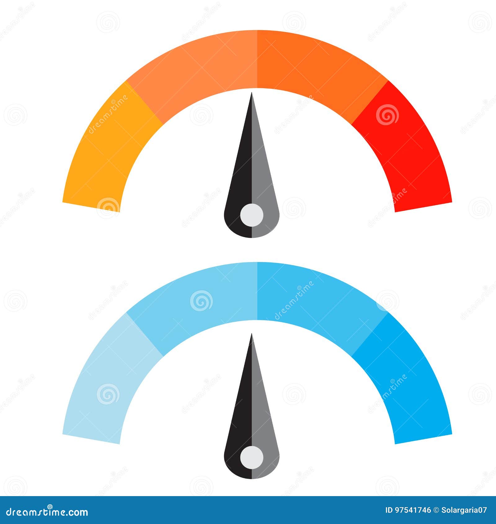 Temperature Meter Vector Illustration Stock Vector - Illustration of ...