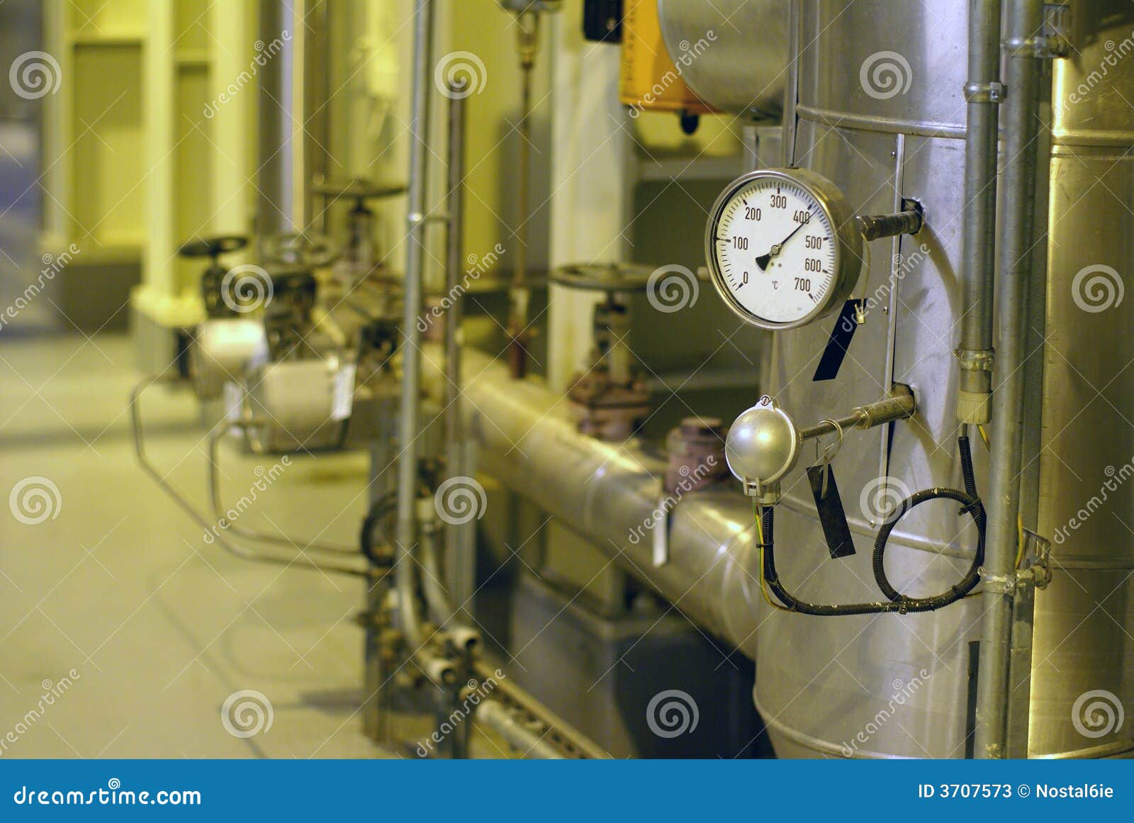Temperature and Pressure Control Device Stock Image - Image of economy ...