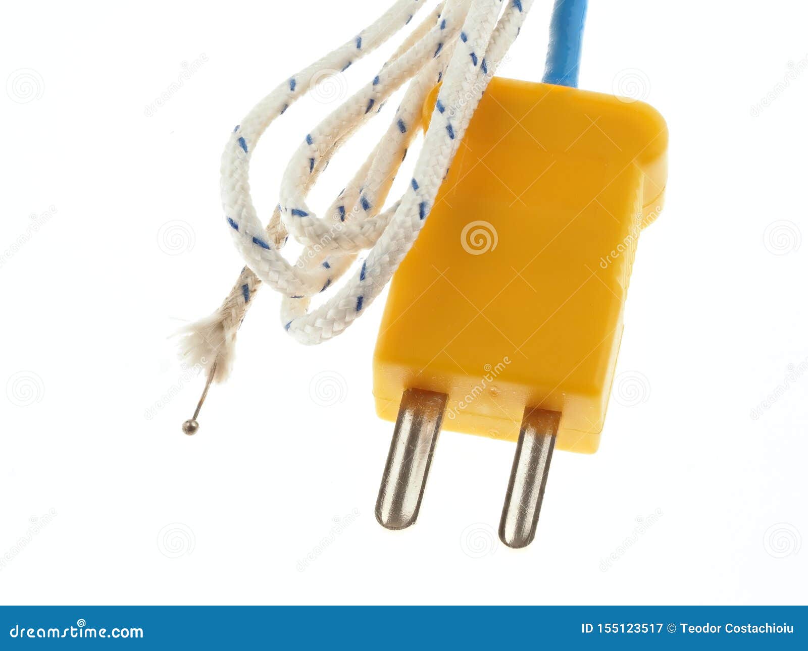 Temperature Probe for Digital Multimeters Stock Image - Image of probe ...