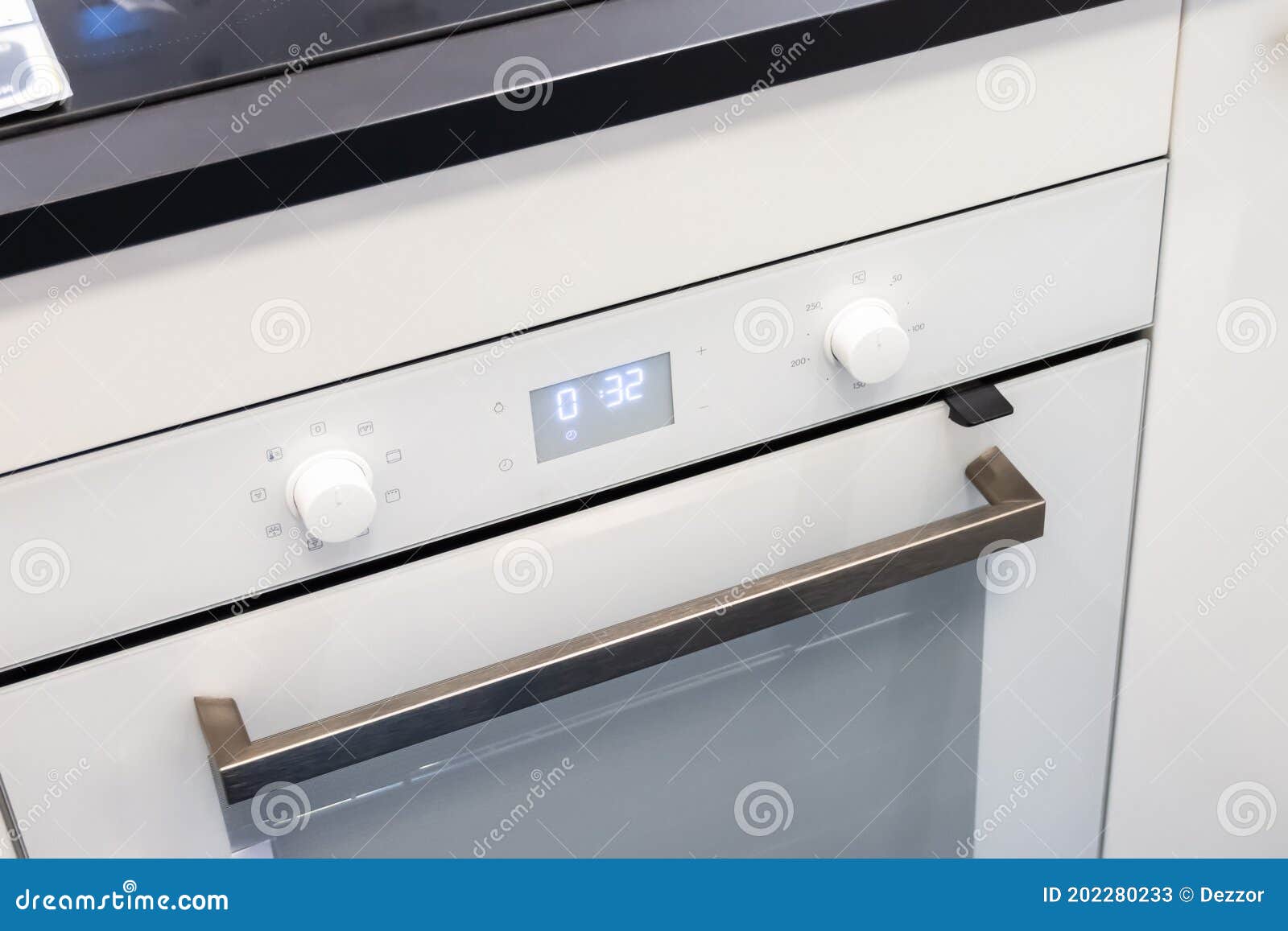 Temperature Regulators Burner Switch on Electric Stoves Stock Image ...