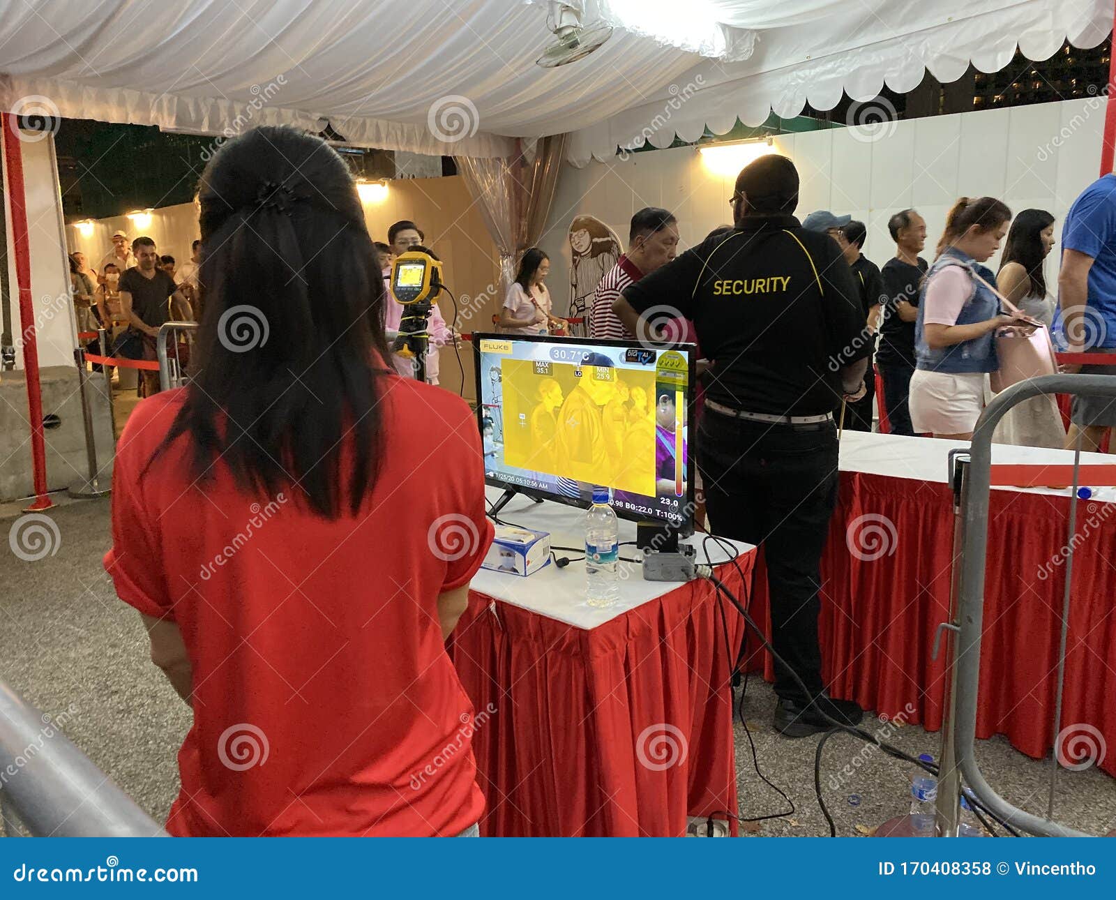 Thermal Temperature Screening for Wuhan Coronavirus at a Security ...