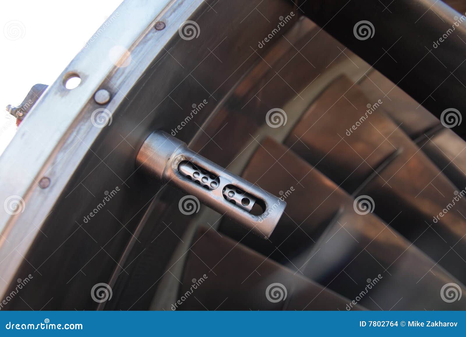 Temperature sensor. stock photo. Image of turbojet, closeup - 7802764