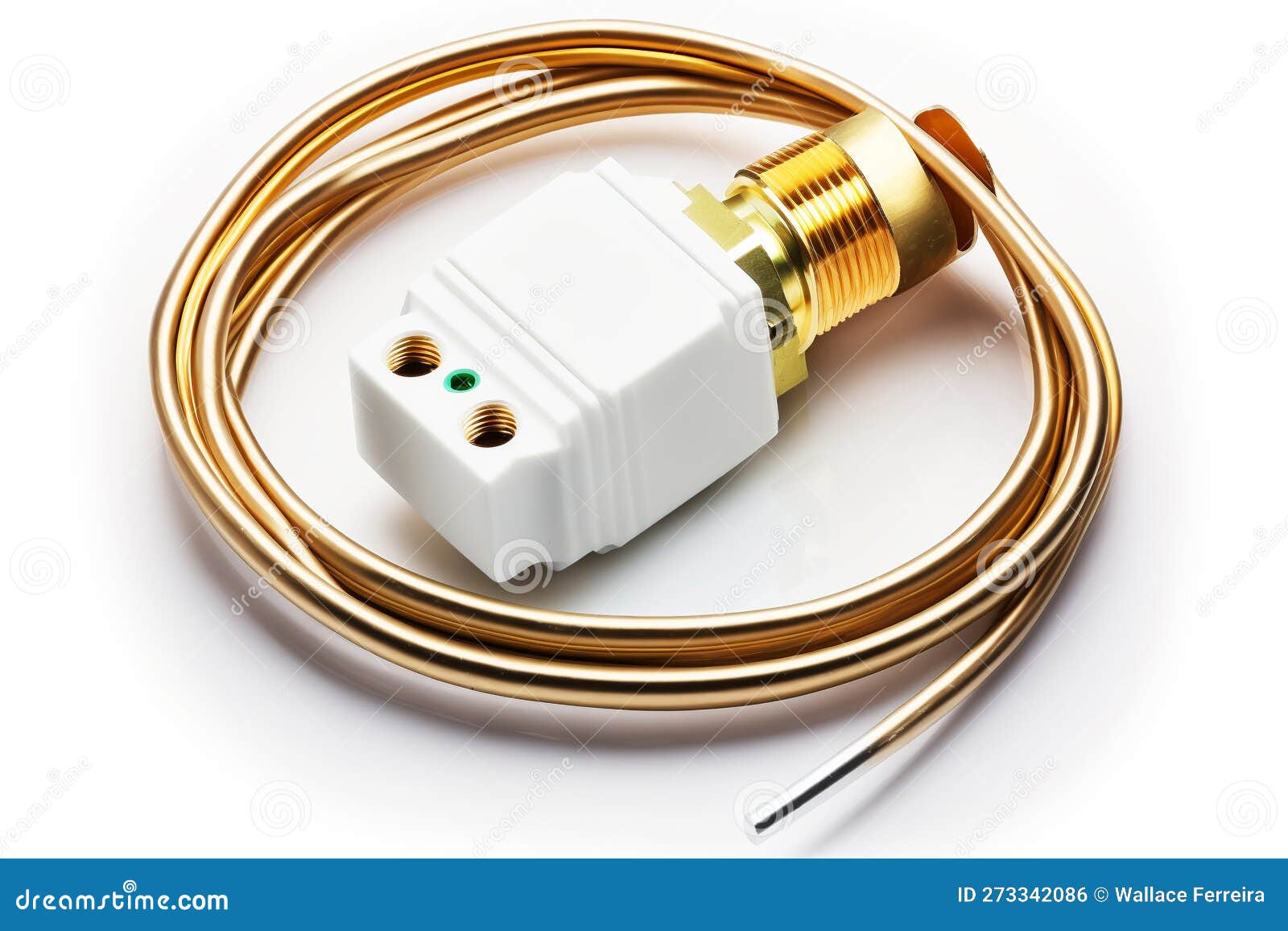 Temperature Sensor. Car Component on White Background. Generative AI ...