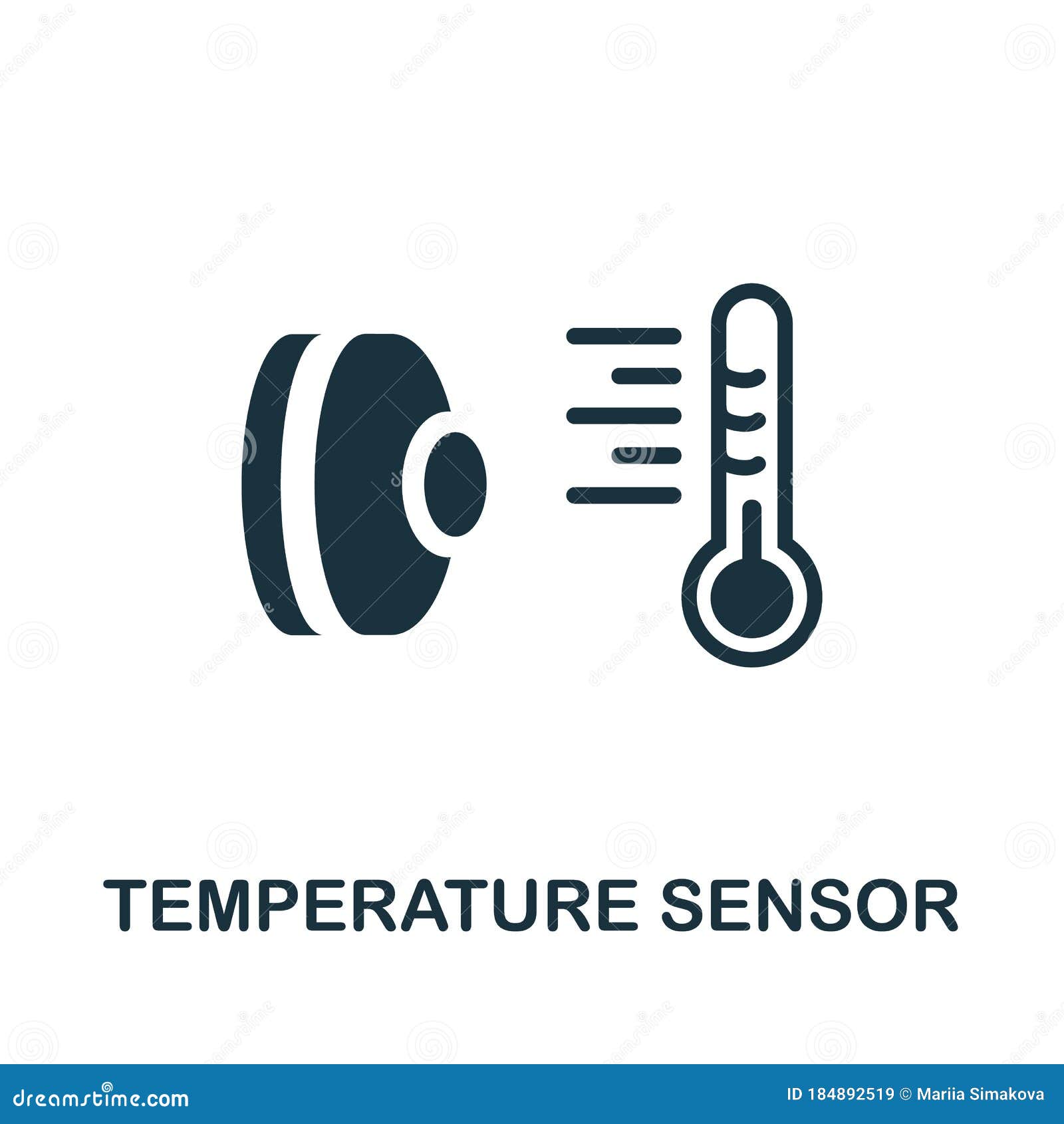 Temperature Sensor Icon. Simple Element from Sensors Icons Collection ...