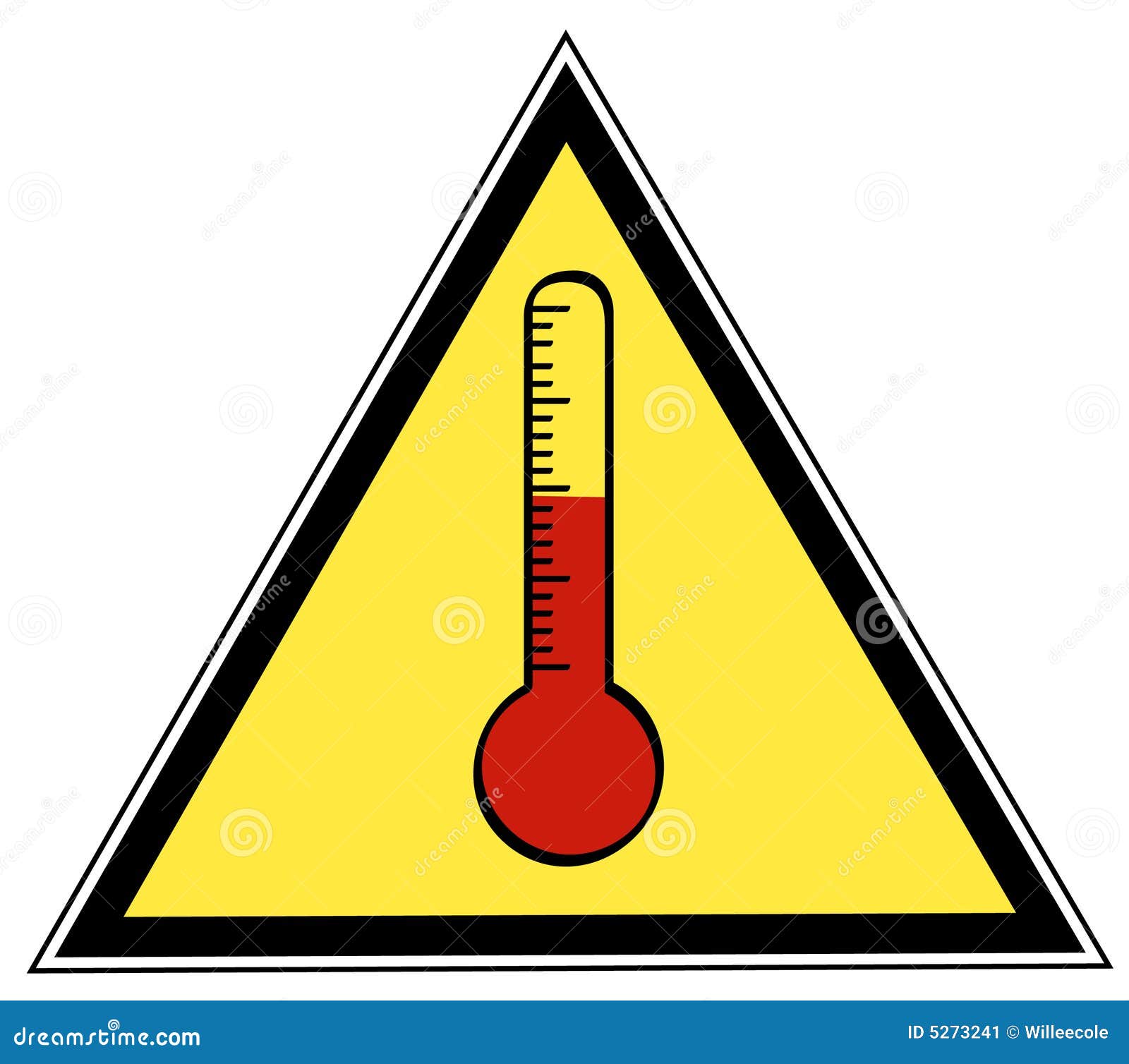 Temperature sign stock vector. Illustration of help, cool - 5273241