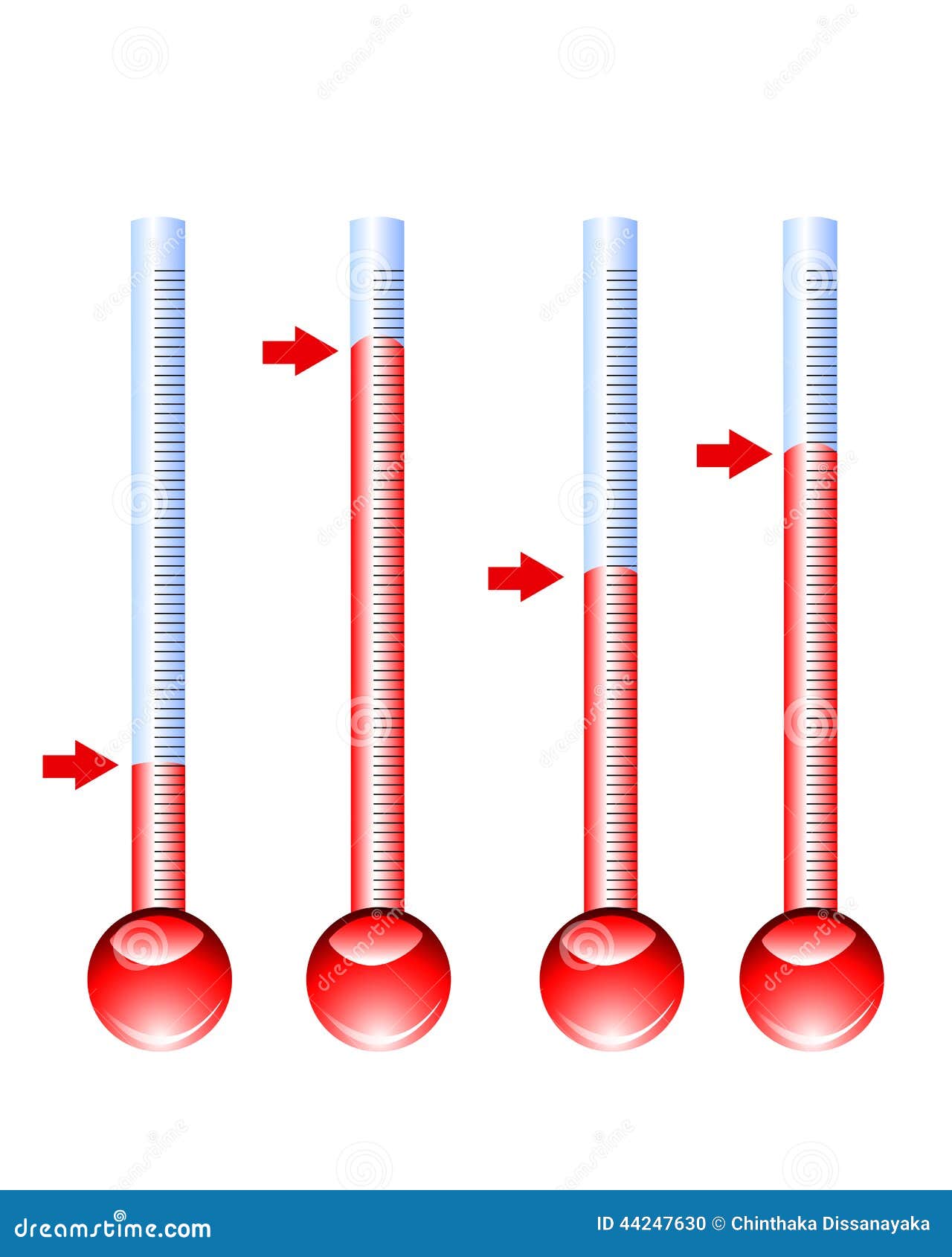 Temperature stock illustration. Illustration of level - 44247630
