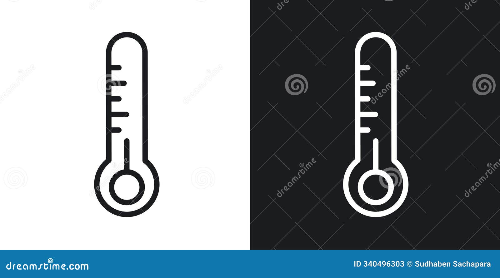 Temperature vecor icon set stock vector. Illustration of climate ...
