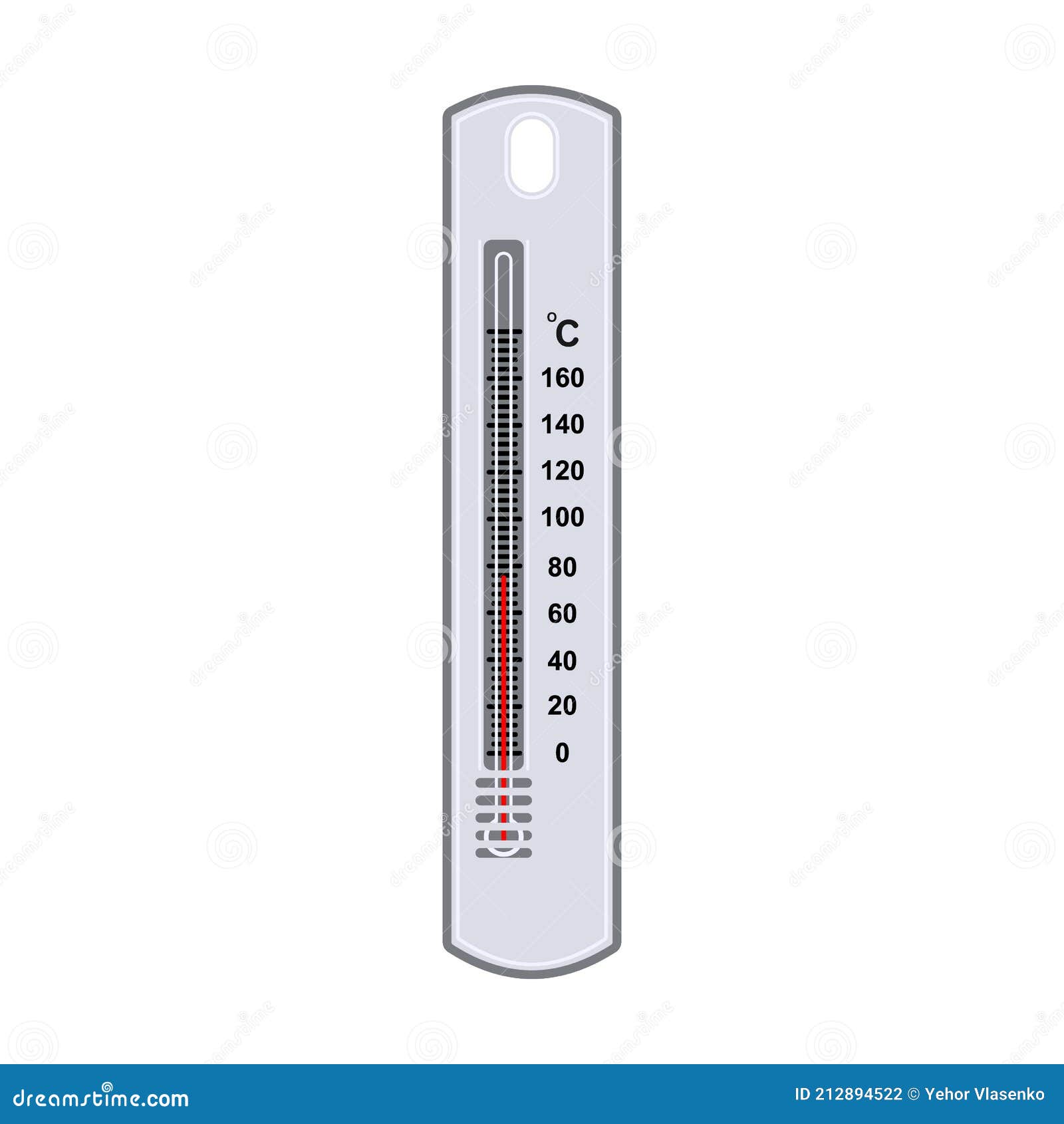 Temperature Vector Icon.Cartoon Vector Icon Isolated on White ...