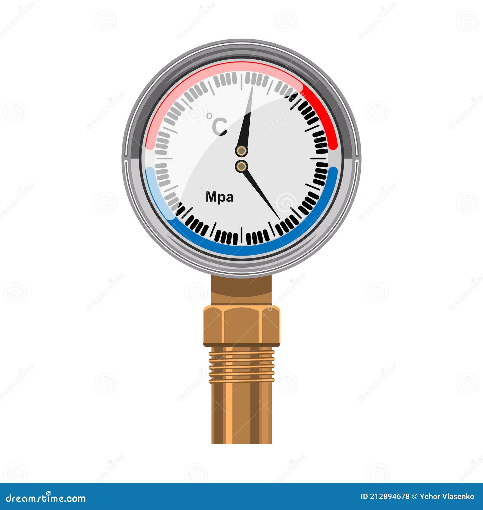Temperature Vector Icon.Cartoon Vector Icon Isolated on White ...