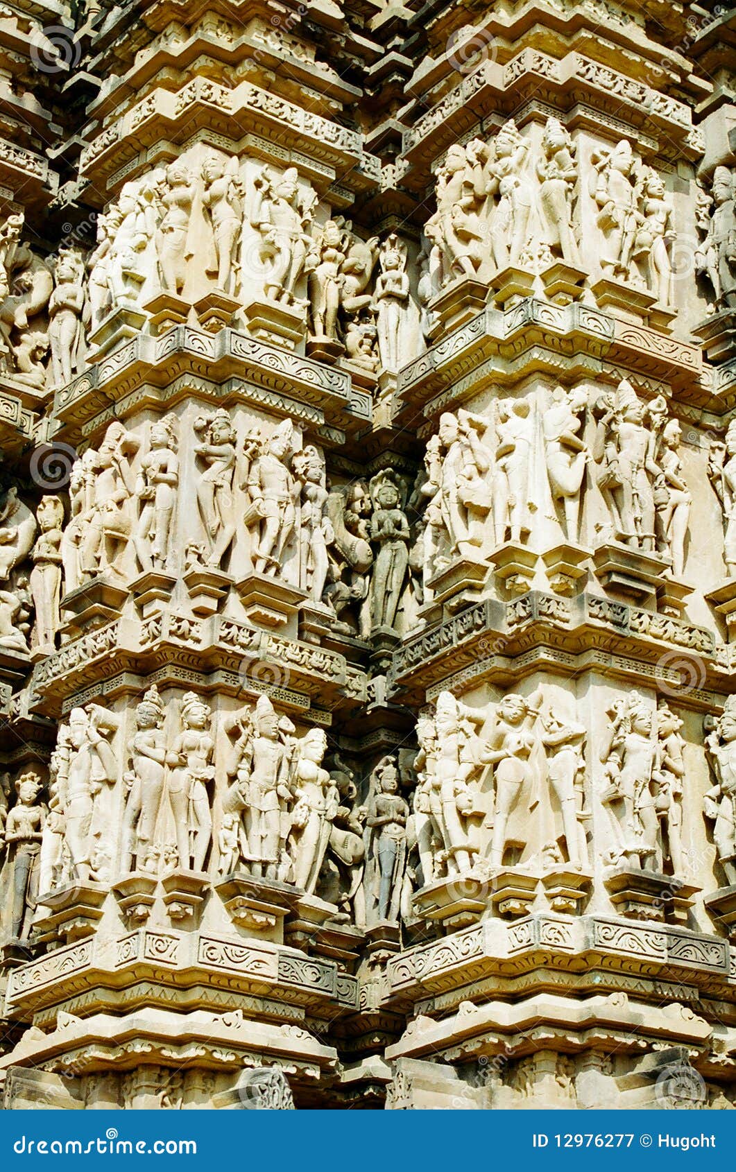 Tempie Erotiche Dell'India in Khajuraho Immagine Stock - Immagine di ...