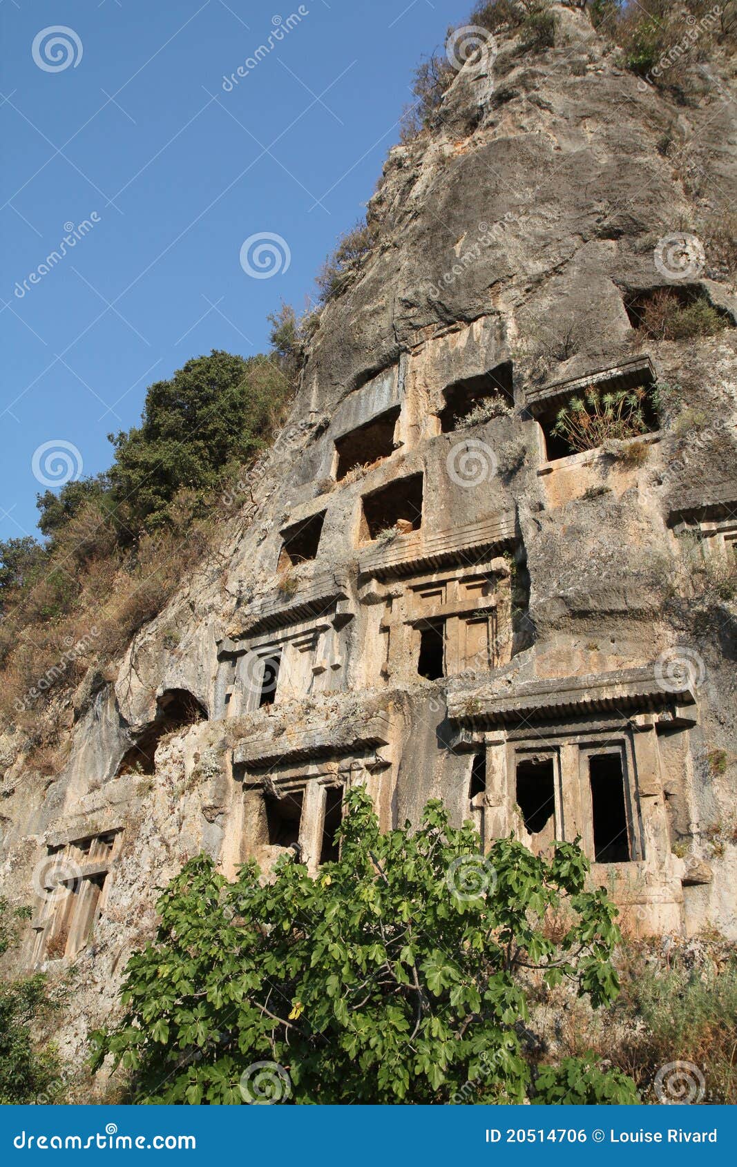 Tempie nella roccia fotografia stock. Immagine di tempiale - 20514706