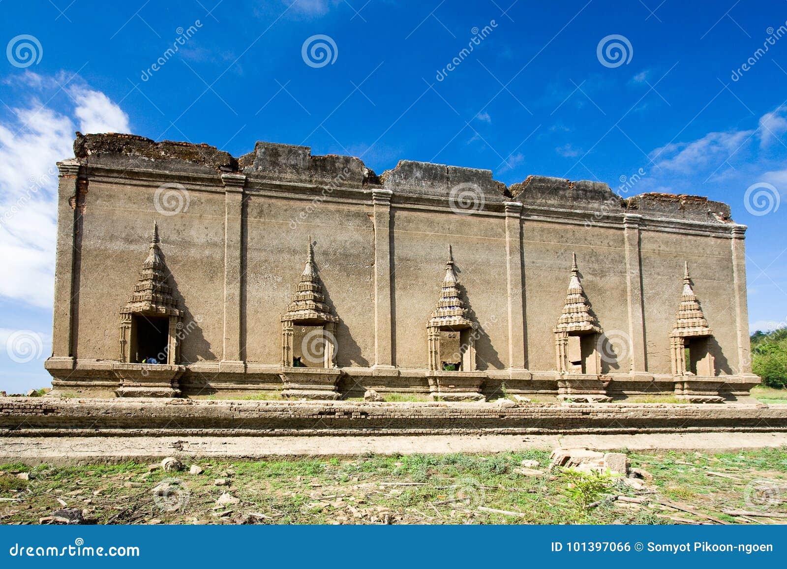 Tempio Subacqueo Tailandia Non Vista Fotografia Stock - Immagine di ...