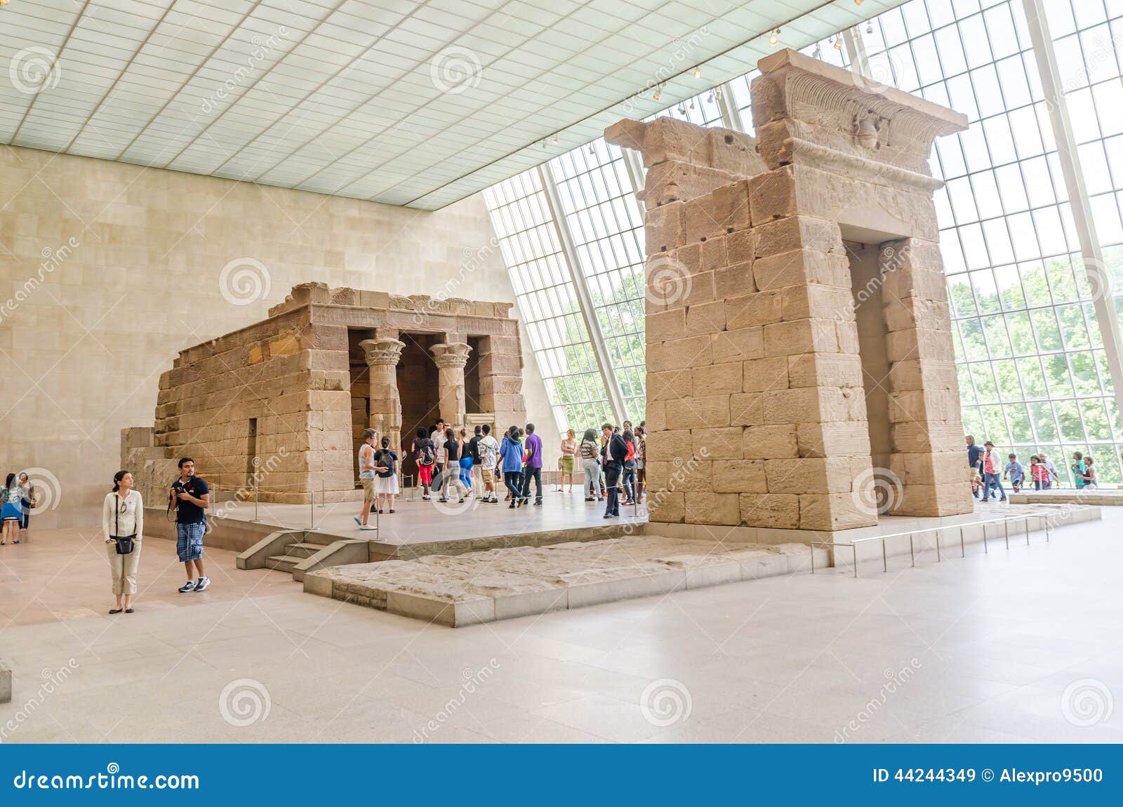 Templa von Dendur redaktionelles stockbild. Bild von amerika - 44244349