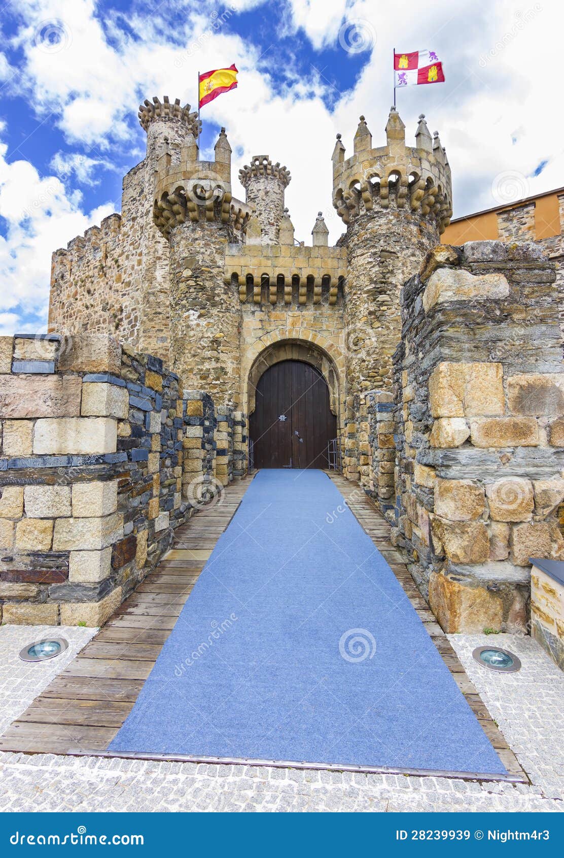 Templar Castle stock image. Image of defense, medieval - 28239939