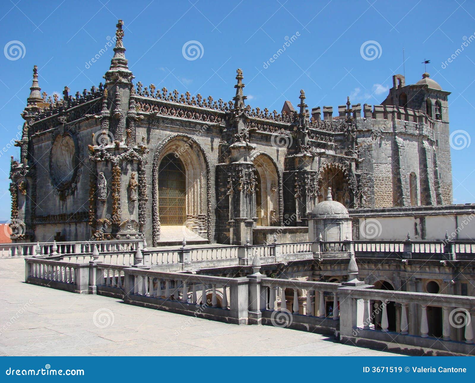 The Templar Church at Tomar Stock Image - Image of building, medieval ...