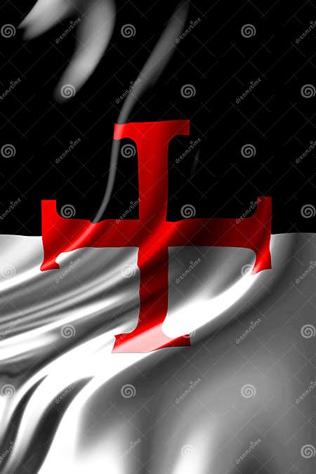 Templar flag stock illustration. Illustration of flag - 5596519