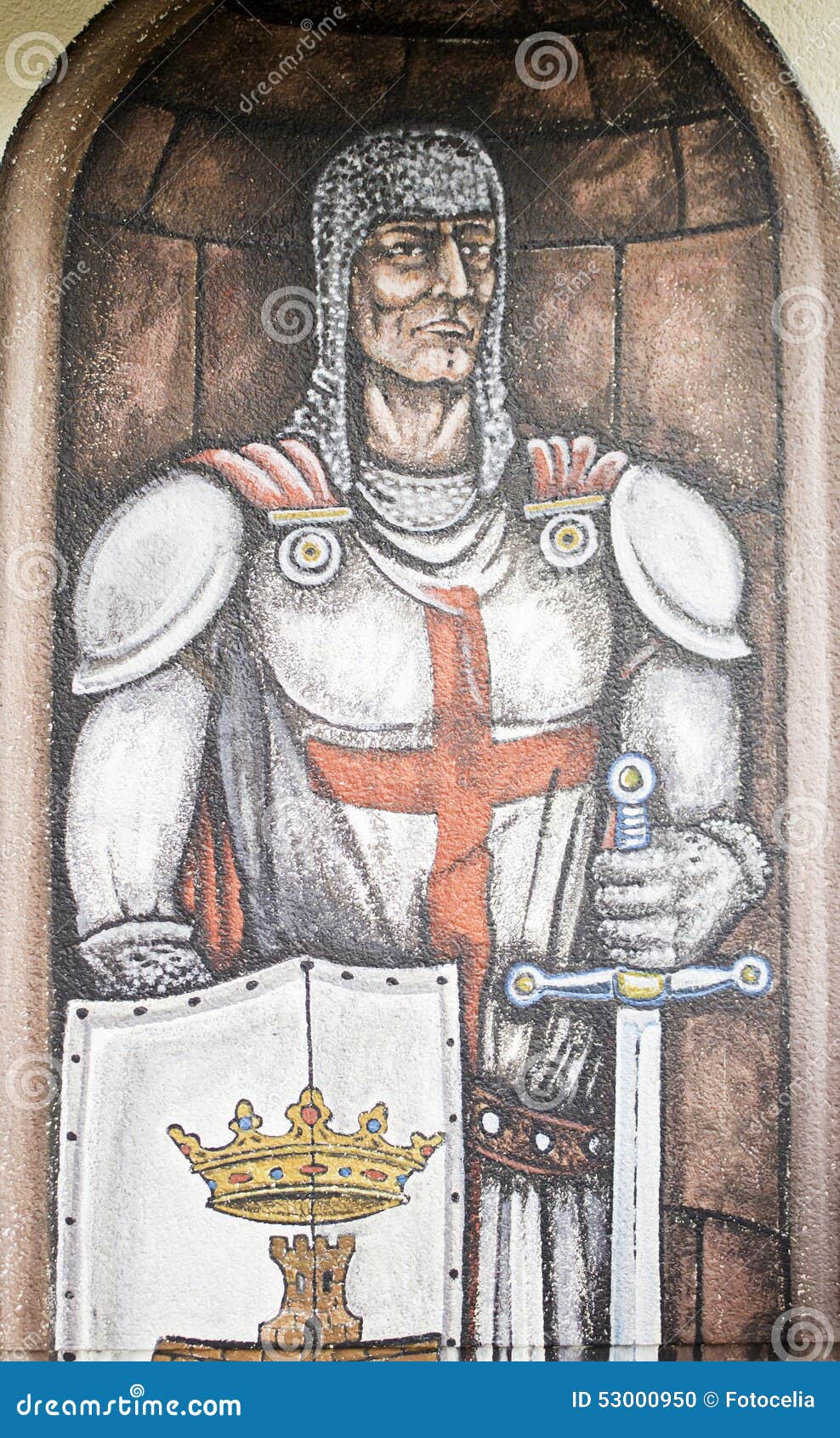 Templar soldier stock photo. Image of medieval, grail - 53000950